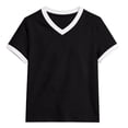 Little T Shirts For Girls Short Sleeve Crewneck Casual Soft Blended ...