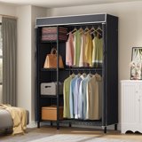VIPEK V7C Basic Garment Rack with Cover Portable Closets Heavy Duty ...