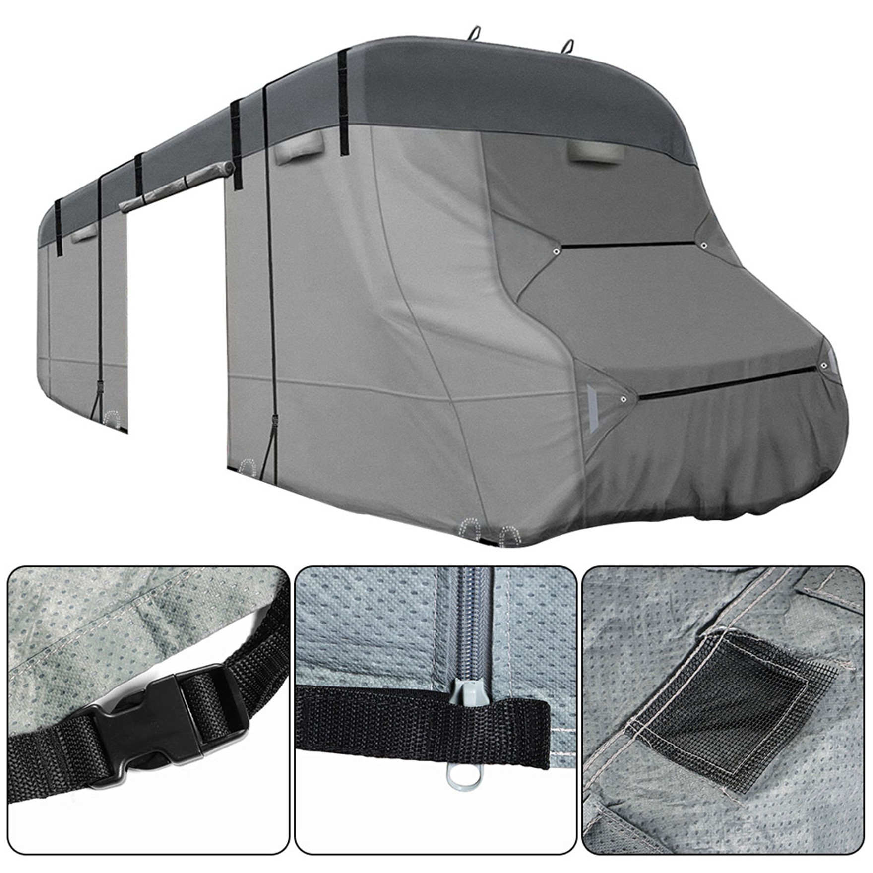 Classic Accessories OverDrive PermaPRO Deluxe Class C RV Cover, Fits 23 ...