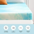 Best Price Mattress 4" Swirl Gel AeroBreeze Cooling Air Flow Memory ...