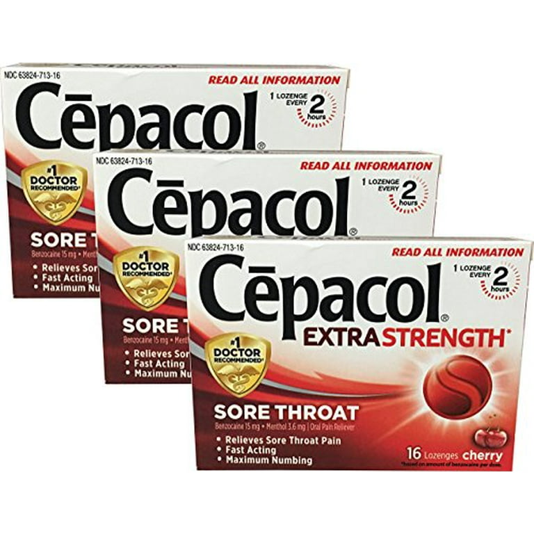 Cepacol Powerful, Instant Acting Sore Throat Relief, 44% OFF