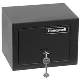 Honeywell Safes, 0.18 Cu ft, Black Small Steel Key Lock Security Safe ...