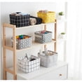 6PC Mini Collapsible Small Storage Bins with Handles- Blend Storage ...