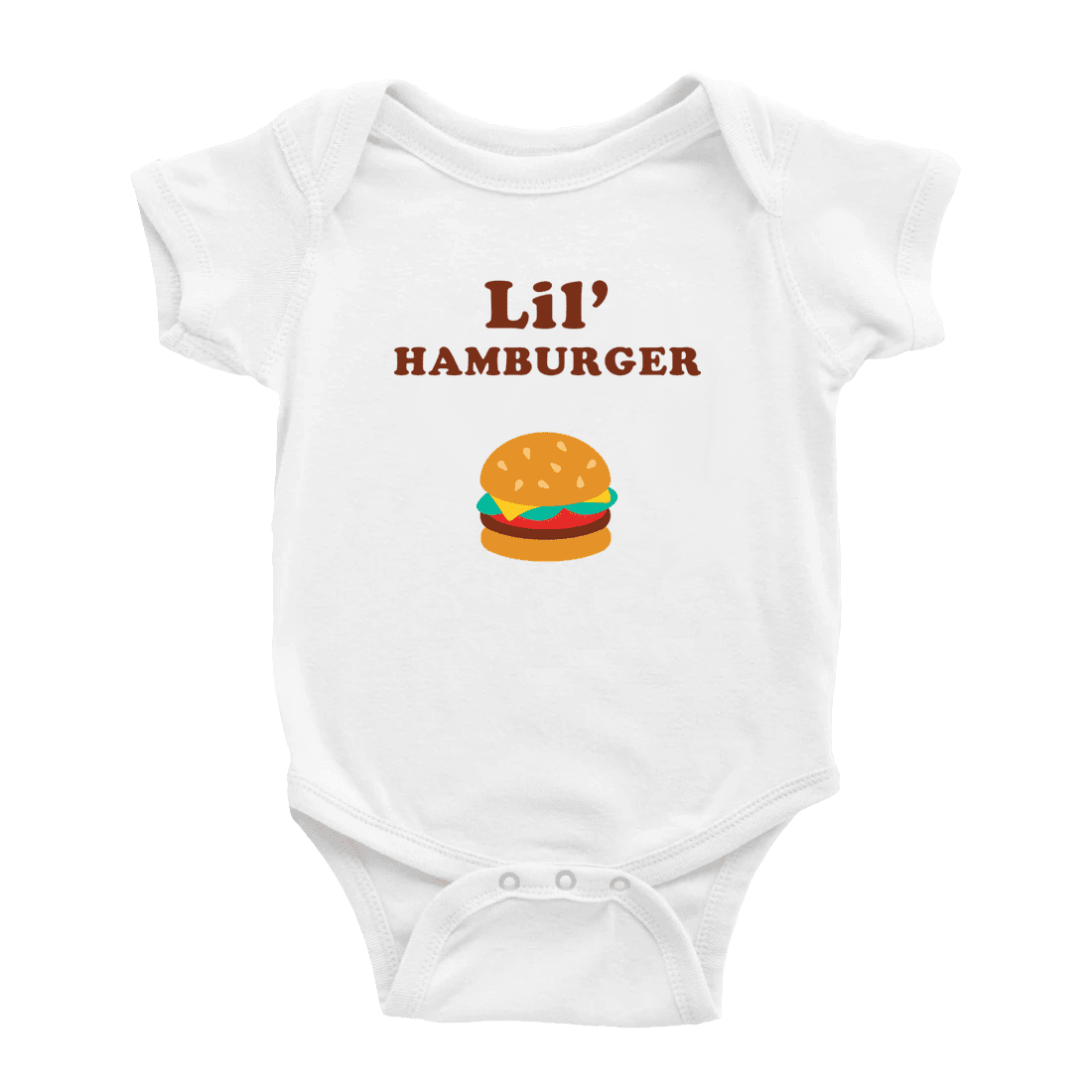 Click here for Babywen Cute Baby Bodysuit Lil Hamburger Food Funn... prices