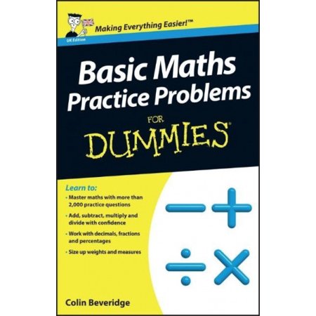 Basic Maths Practice Problems For Dummies | Walmart Canada