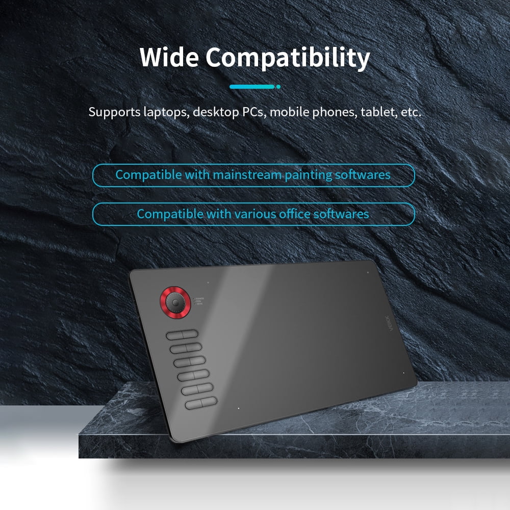 Buy VEIKK A15Pro Digital Drawing Tablet 10x6 inch Active Area Graphic ...