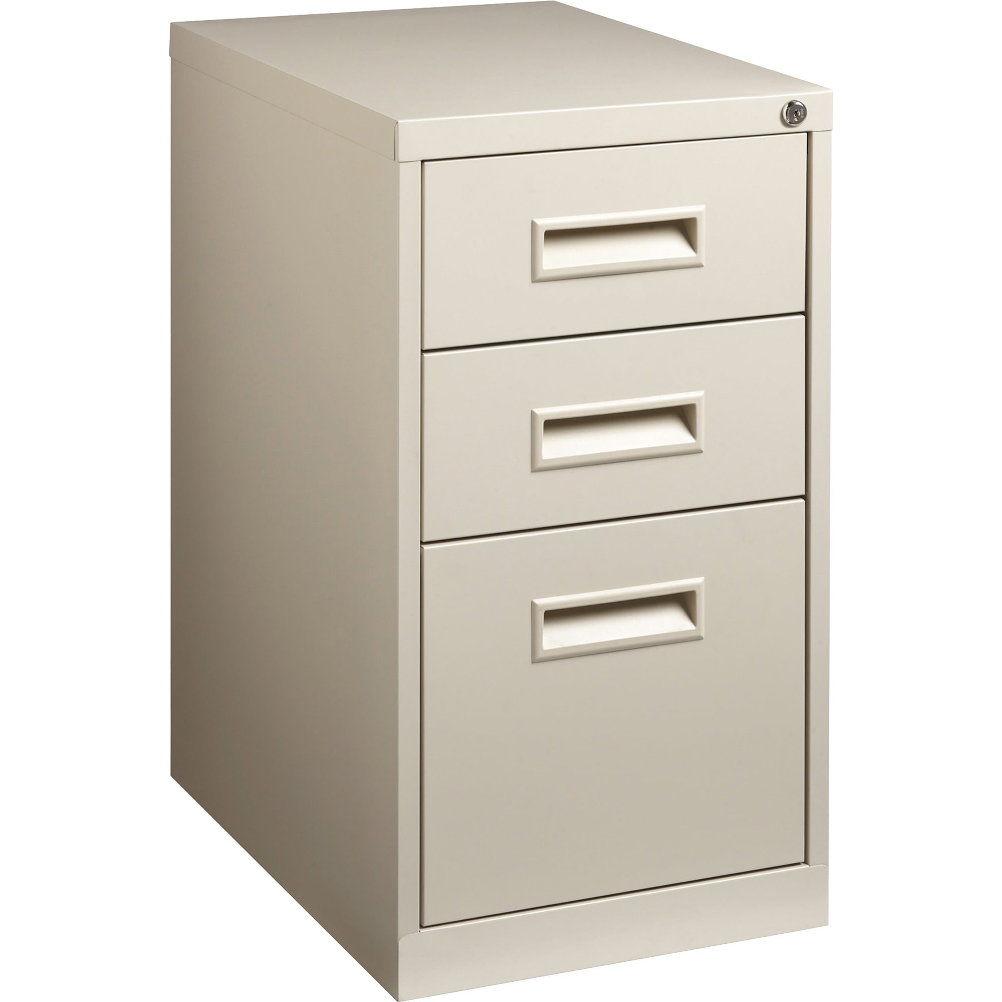3 Drawers Vertical Steel Lockable Filing Cabinet, Putty - Walmart.com