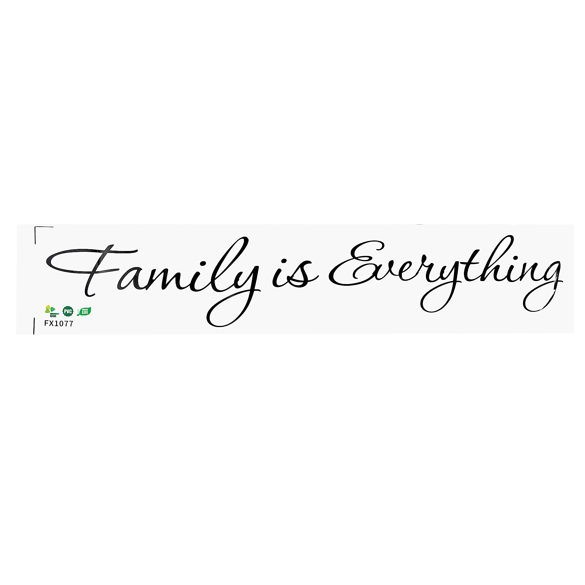 Family is Everything Wall Decor Decal Quote Word Vinyl Sticker Family ...