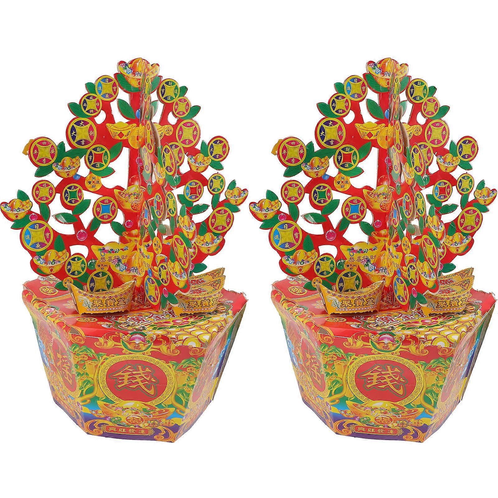 Money Tree Ancestor Items Assorted Color 60x35cm Burning Offering 1 ...