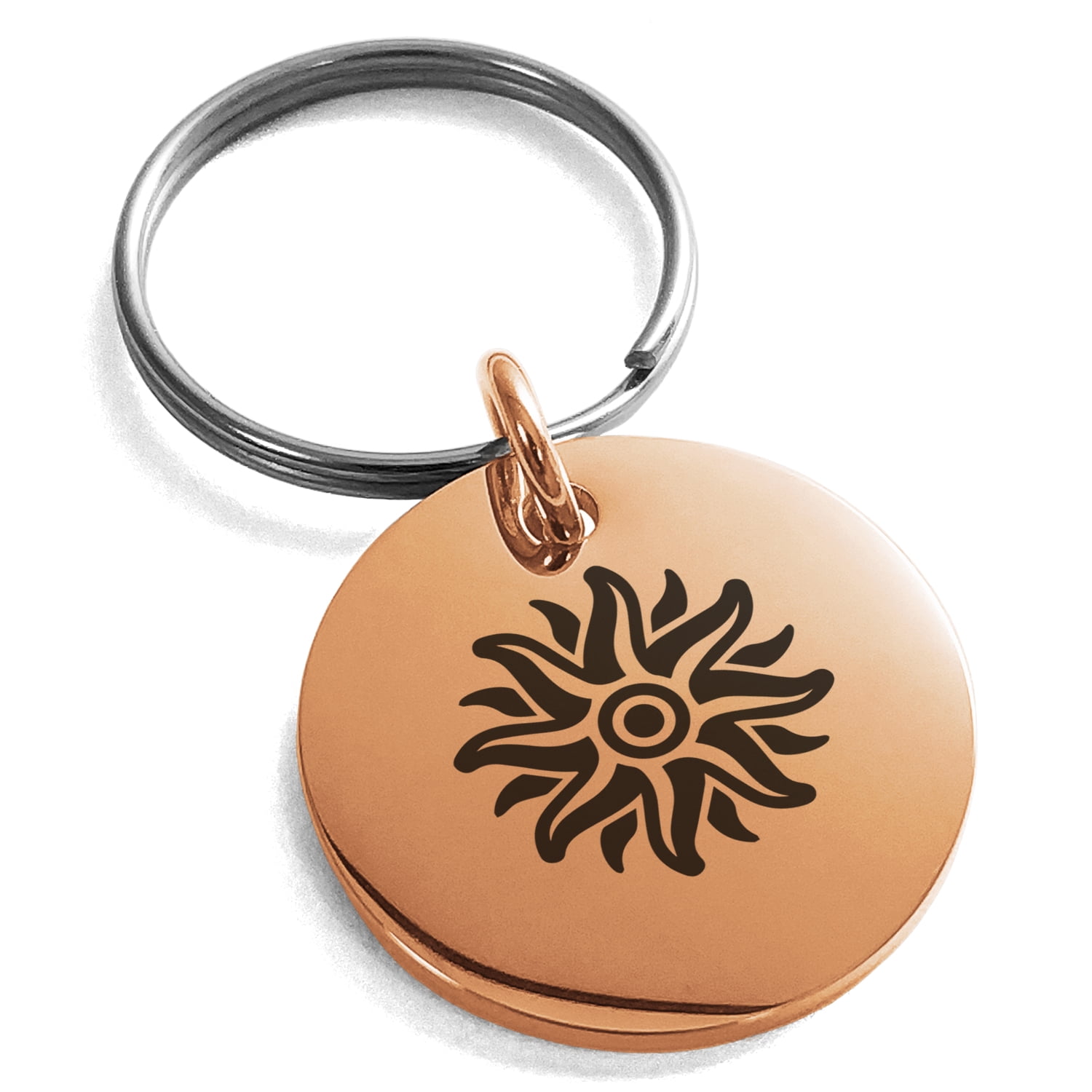 Stainless Steel Apollo Greek God of Sun Engraved Small Medallion Circle ...