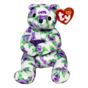 Ty Beanie Baby: Bloom the Bear | Stuffed Animal | MWMT's - Walmart.com