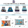 Space Jam Kids Full Bed in a Bag, Comforter and Sheets, Blue, Warner ...