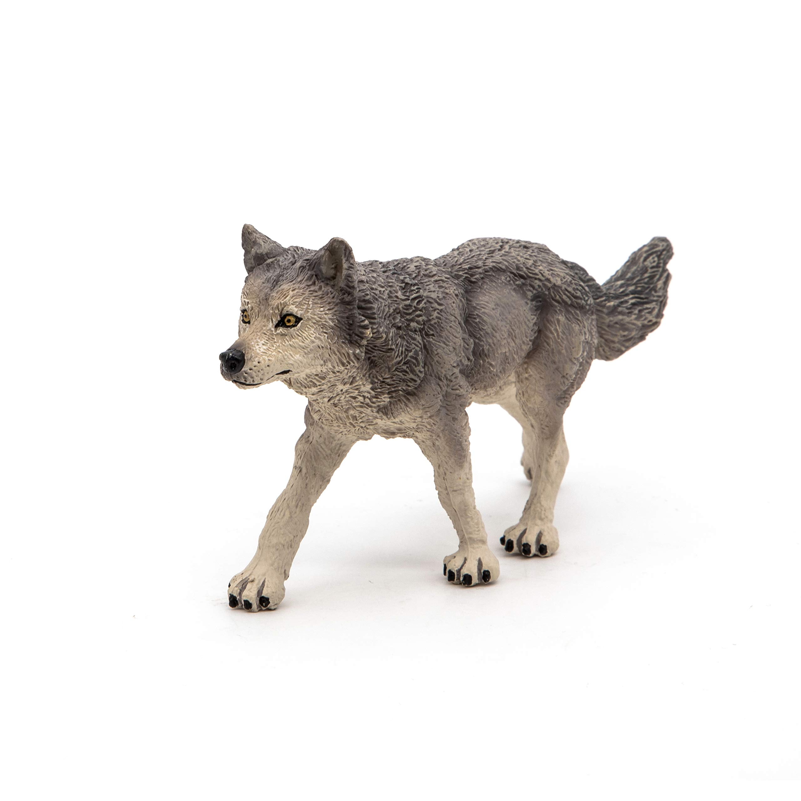 Papo Wild Animal Kingdom Figure, Grey Wolf - Walmart.com