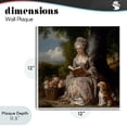 Stupell Industries Rococo Lady with Dog Wall Plaque Art, design by The ...