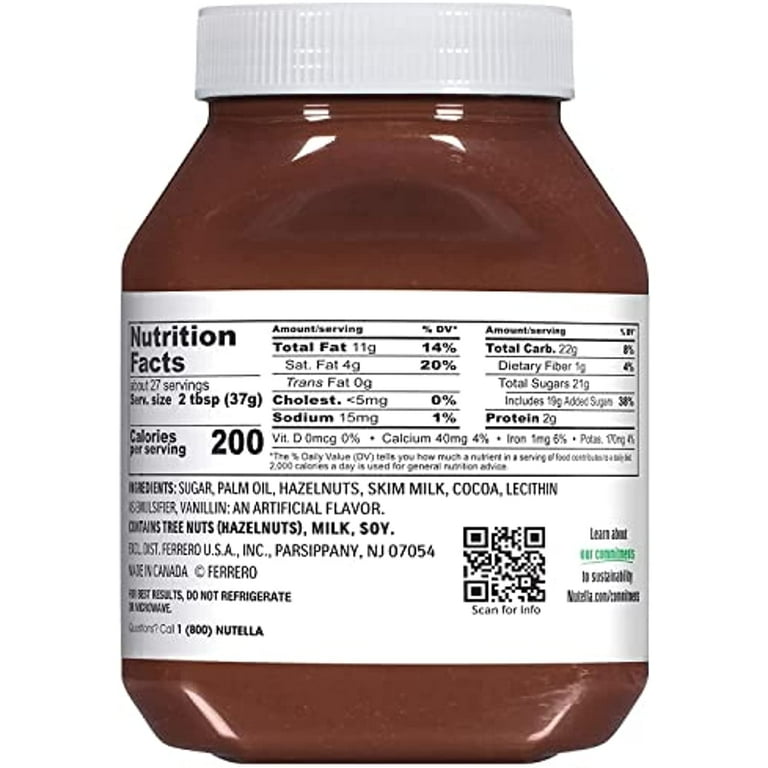 Nutella Label Ingredients