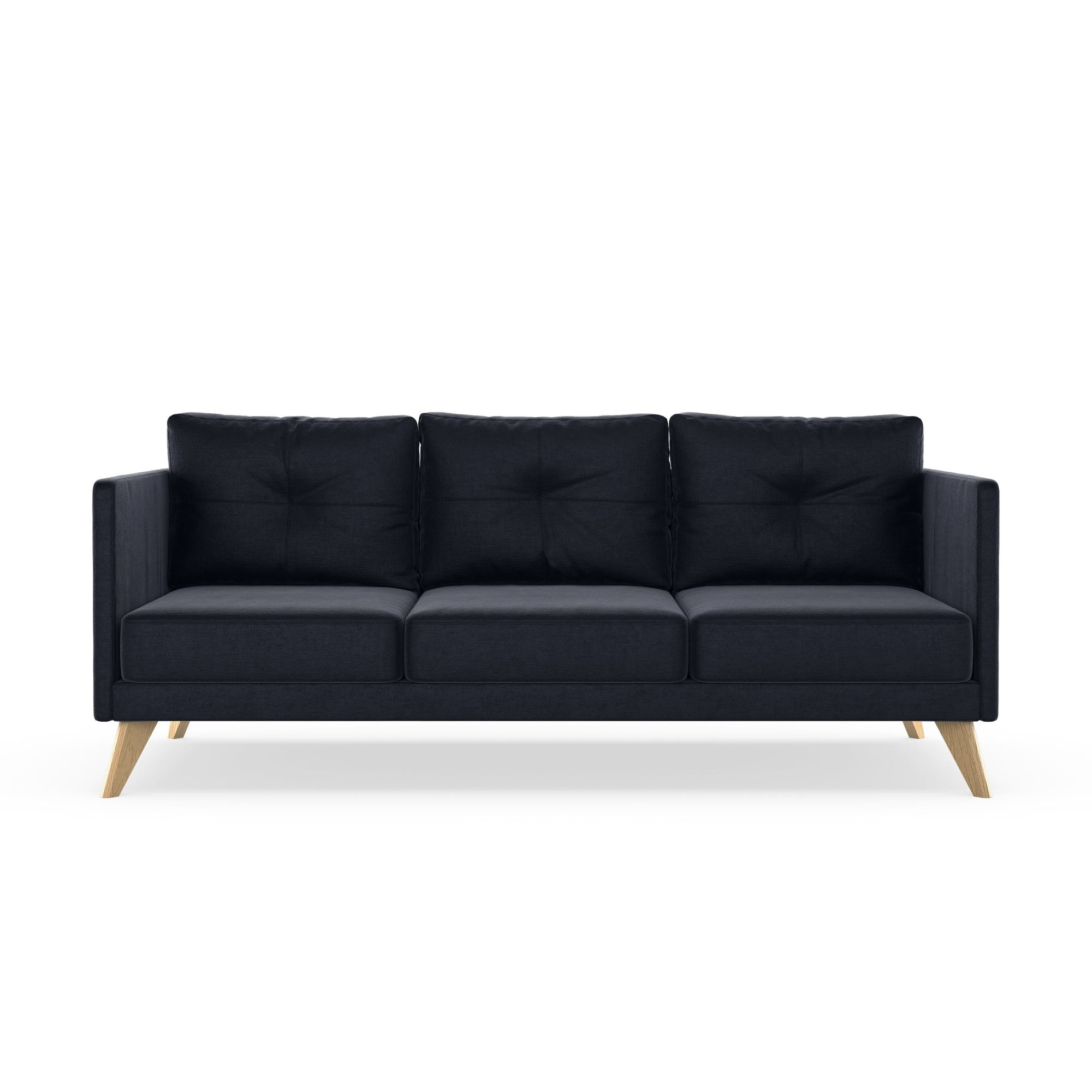 Paige Sofa Mod Velvet - Midnight - Walmart.com