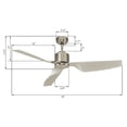 Lucci Air Climate II 50-inch DC Ceiling Fan, Charcoal - Walmart.com