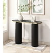 Atlas Console Table White & Gold - Walmart.com