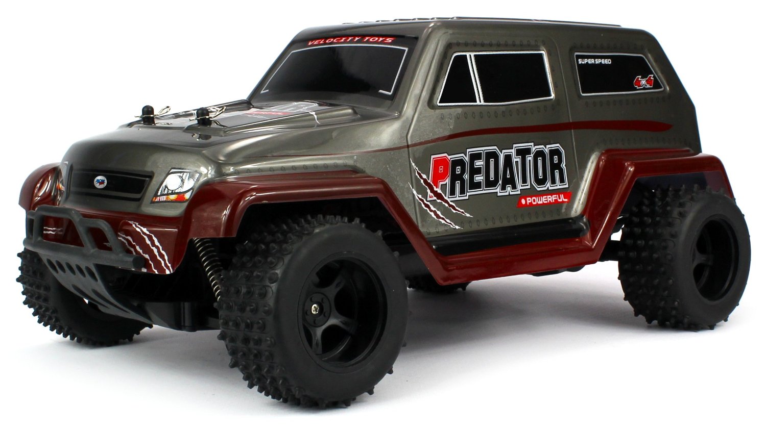Velocity Toys Off Road Predator SUV Remote Control RC Truck, High ...