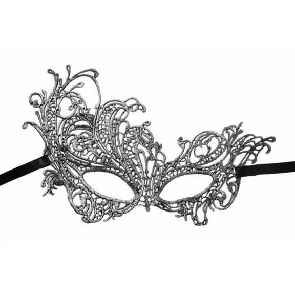 Faux Chrome Evil Masquerade Venetian Mask - Walmart.com