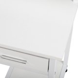 UBesGoo Adjustable Lighted Computer Gaming Desk with 2 Power Outlets ...