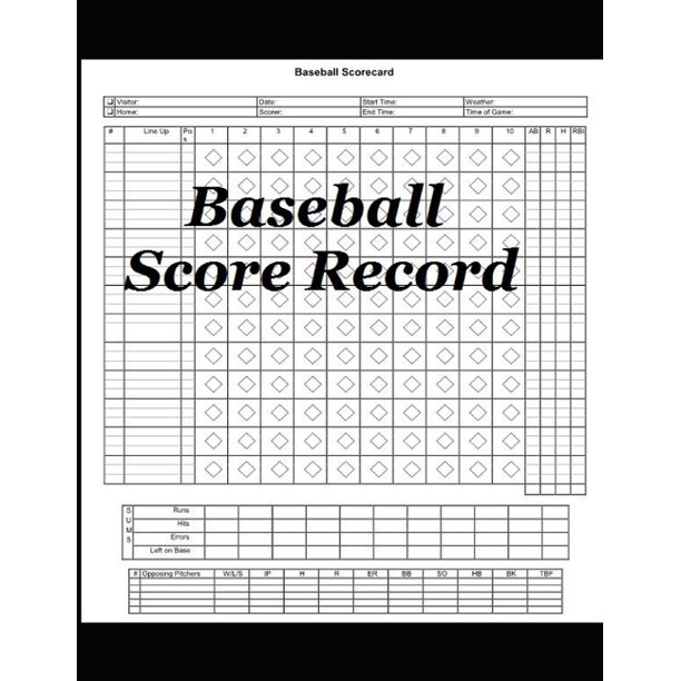 Keeping Score Baseball