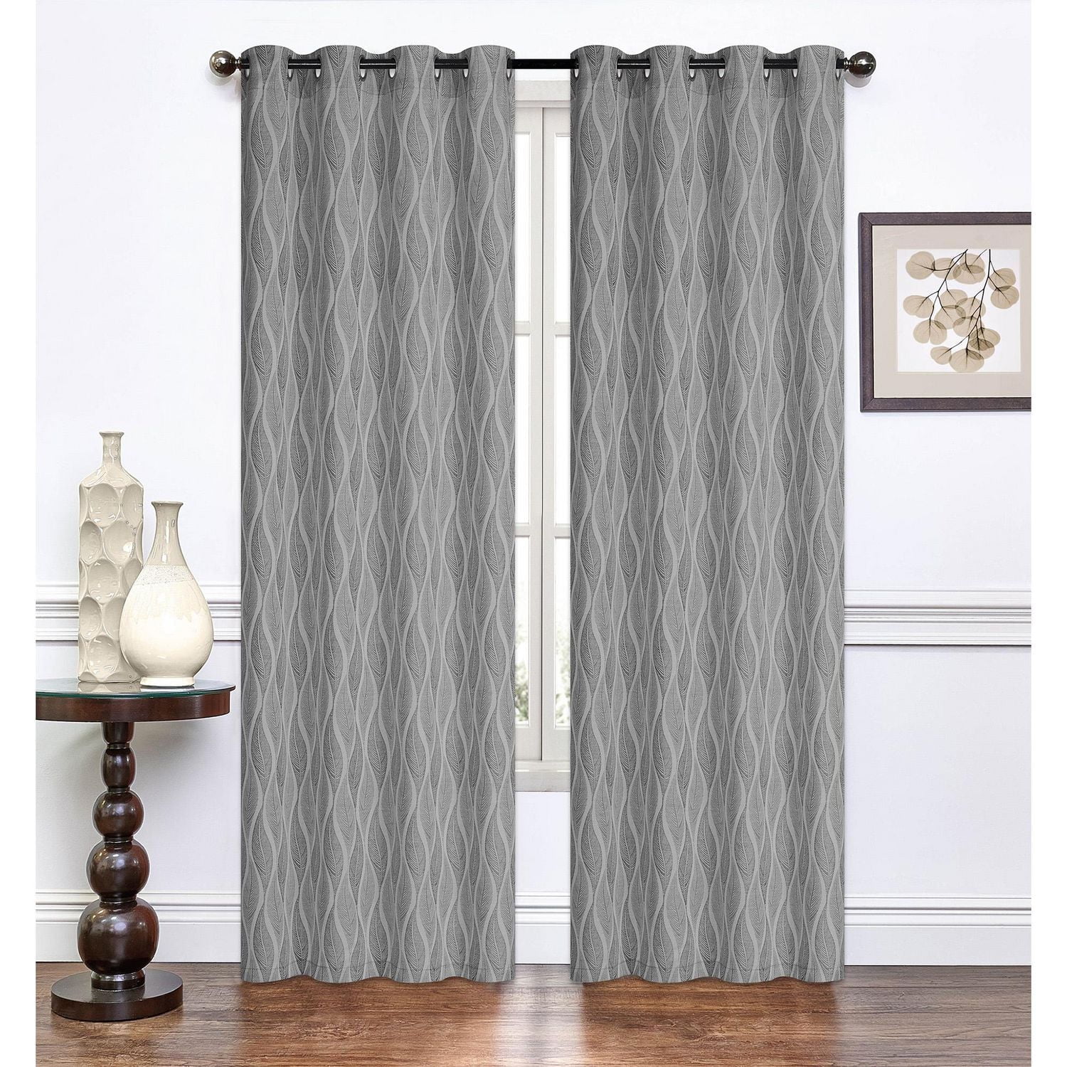Click here for Safdie & Co. Curtain Jacquard 54x84l Gray Lennox 5... prices