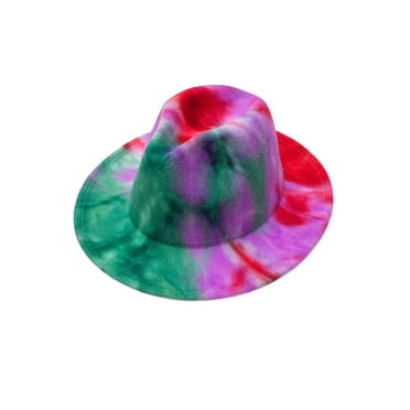 Girl Red Soft Straw Round Top Fedora Hat Ribbon Bowler 2" Floppy Roll ...
