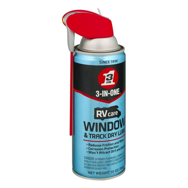 WD40 Company 120091 3 In 1 Rv Window & Track Dry Lube Spray 10 Oz ...