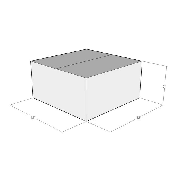 12x12x6 White Corrugated Boxes -New for Moving or Shipping Needs ...
