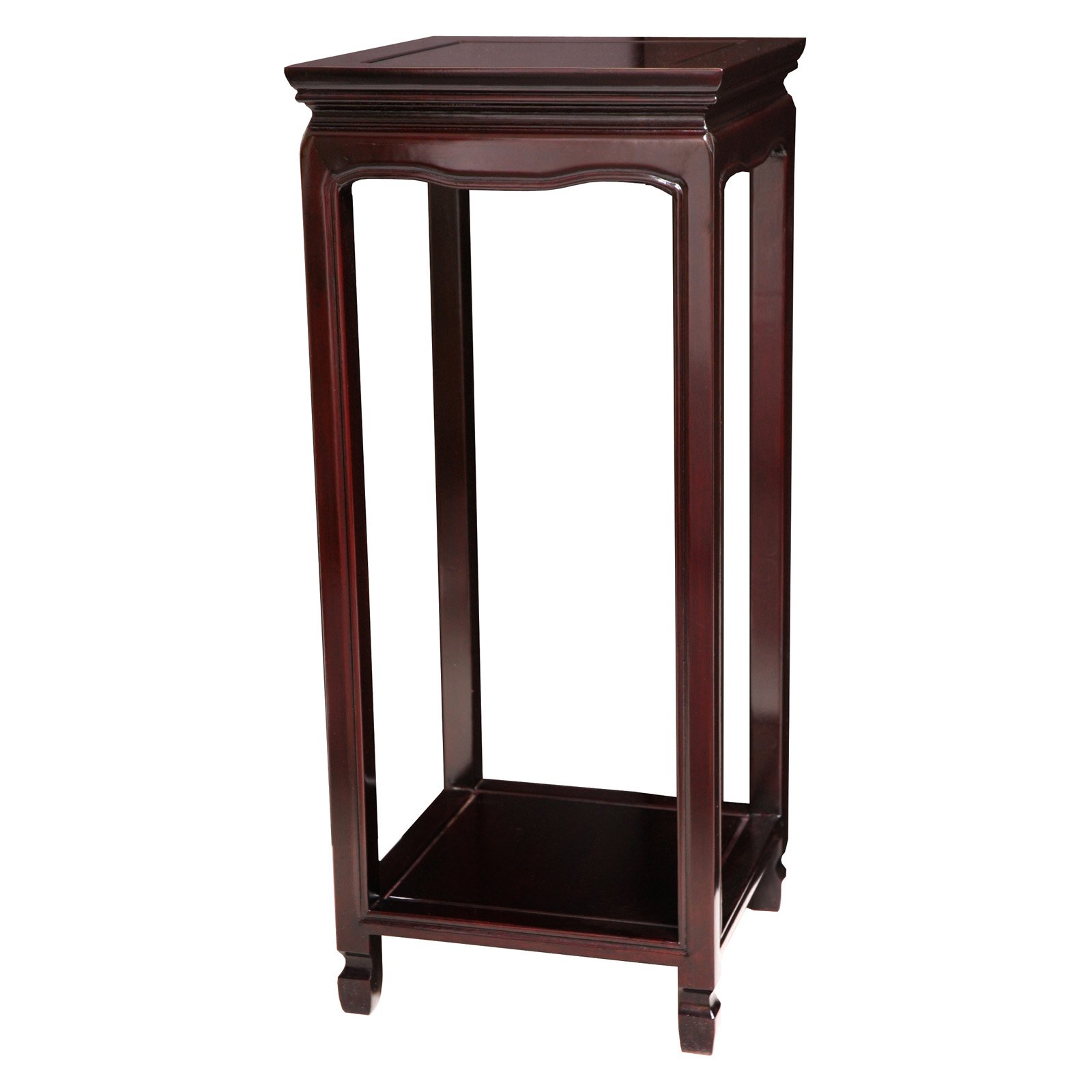 Oriental Furniture 28" Rosewood Oriental Square Stand, base - Walmart.com