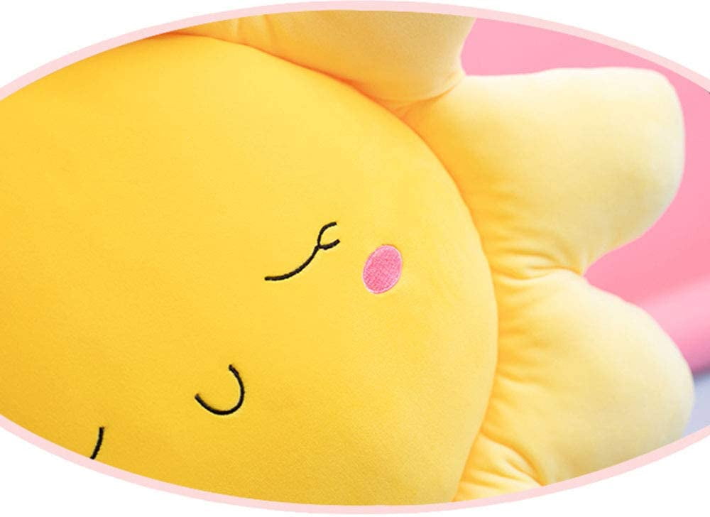 45cm Sunflower Throw Pillow Plush Sunflower Throw Pillow Sun Flower ...