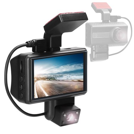 TFixol1080P DVR Dash Camera Front & Inside Dual Camera Driving Recorder ...