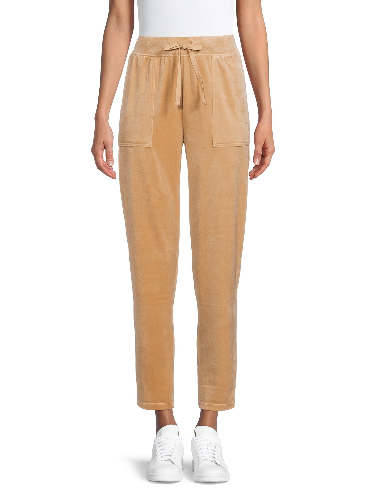 Time and Tru Women's Velour Lounge Pants - Walmart.com