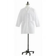 Unisex Knit Cuff Knee Length Lab Coat with Snaps - Walmart.com