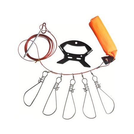 Fishing Stringer Clip, Fish Stringer Outdoor with Float Portable ...