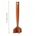 COM1950s Wooden Potato Masher and Meat Chopper, Multifunctional Ground ...