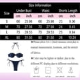 COMVALUE Womens 2026 Bikini Set Strappy Shell Shape 2 Piece Swimsuit ...