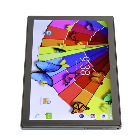 10.1in Tablet, IPS Screen Built In GPS Gaming Tablet For Home AU Plug ...