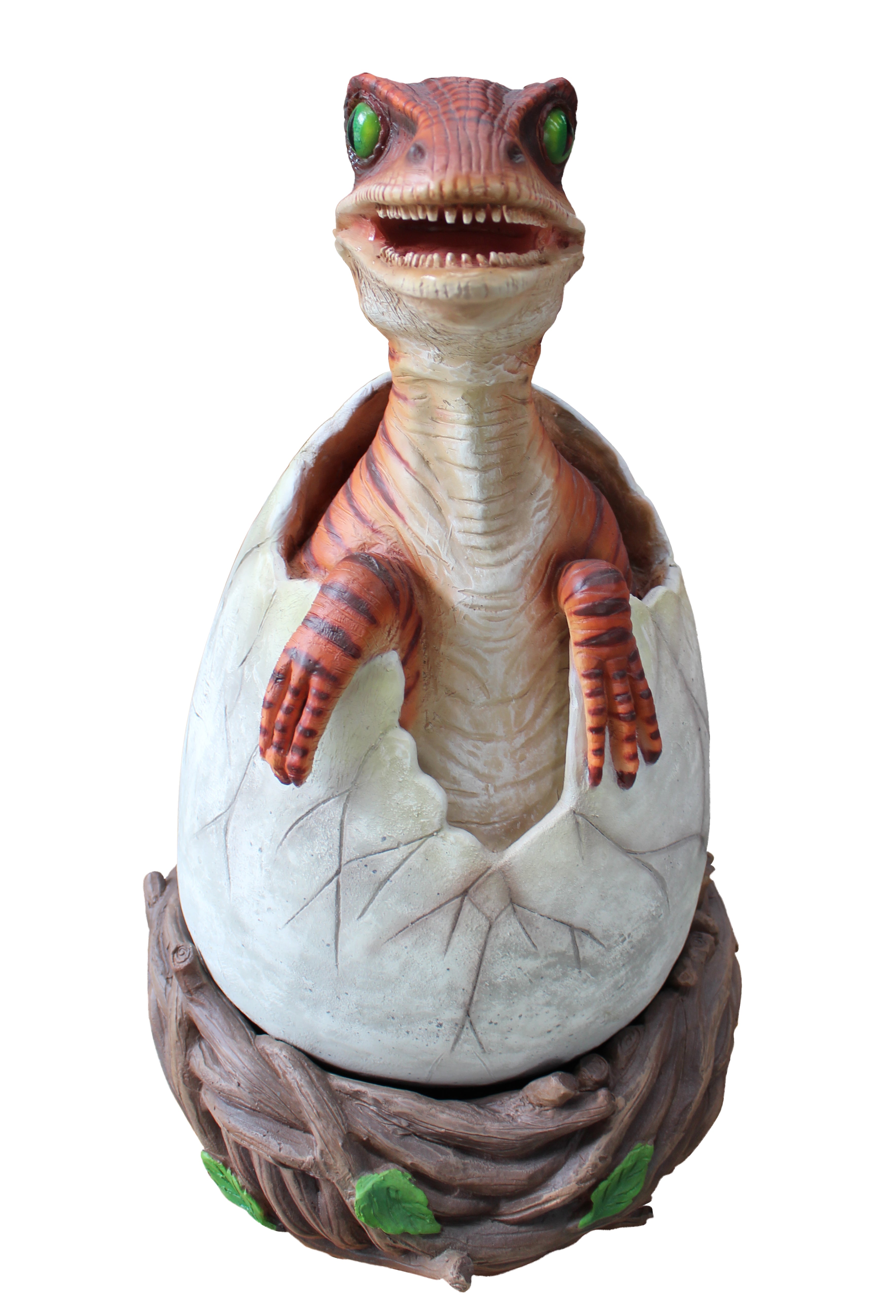 Raptor Dinosaur Hatching Life Size Statue - Walmart.com