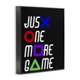 One More Game with Symbols Black Framed Giclee Art, design by Kim Allen ...
