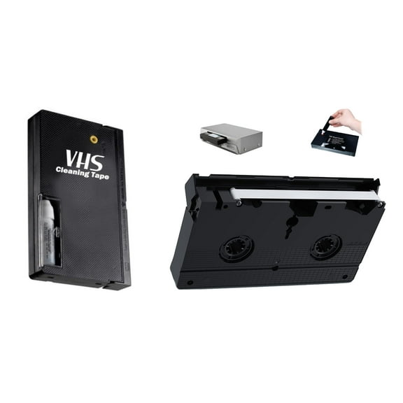 Reshow VHS VCR Head Cleaner, Dry Cleaning Kit for VHS Tape Playback ...