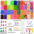 MAOQIAN 1600+ Rubber Band Bracelet Kit, 30 Colors Loom Bracelet Making ...