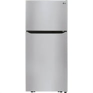LG LRTLS2403S 23.8 Cu. Ft. Stainless Steel Top Mount Refrigerator With ...