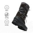 NORTIV8 Men's Waterproof Hiking Winter Snow Boots Insulated Lightweight ...