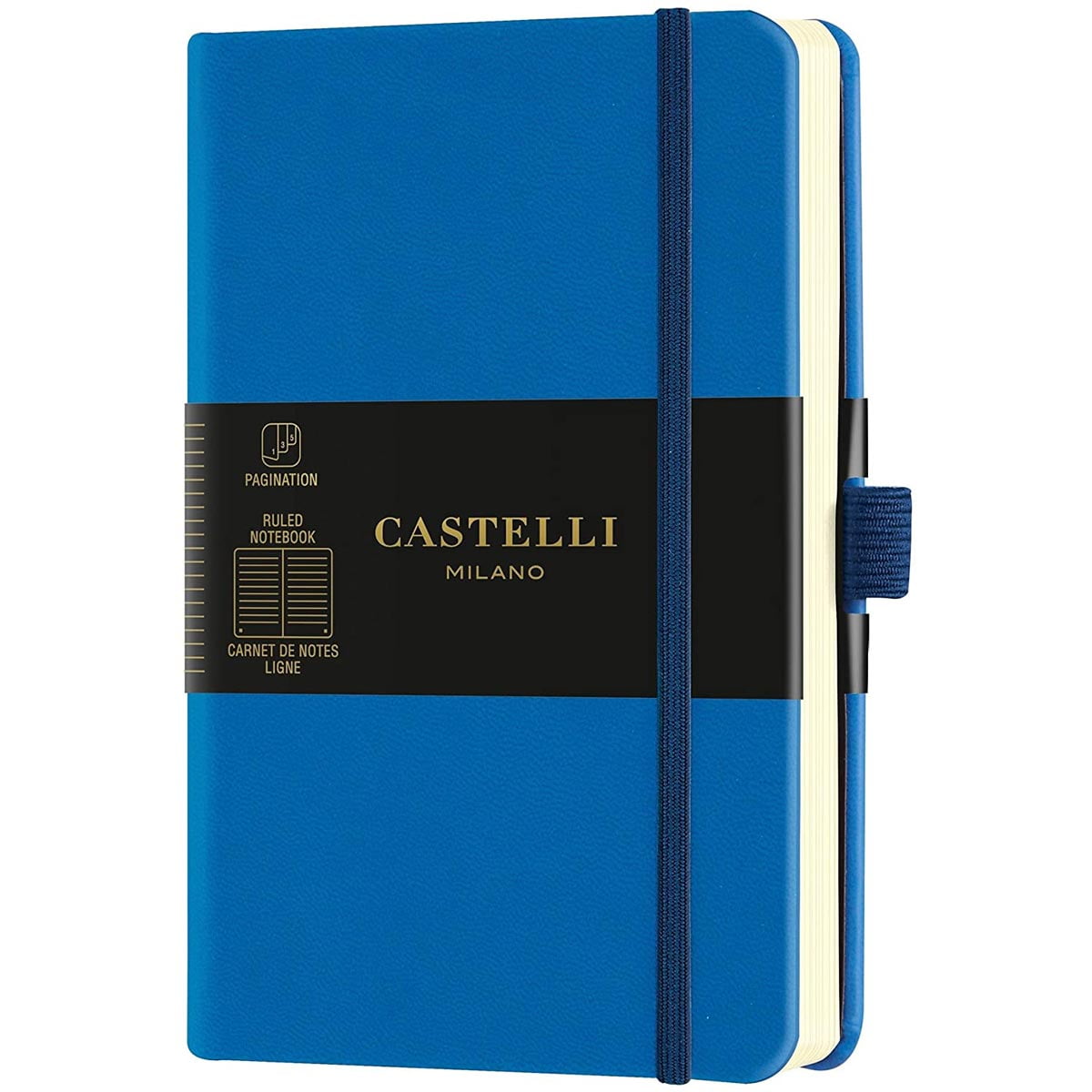 Castelli QC225-914 Aquarela A6 Notebook, Ruled, Blue Sea - Walmart.com