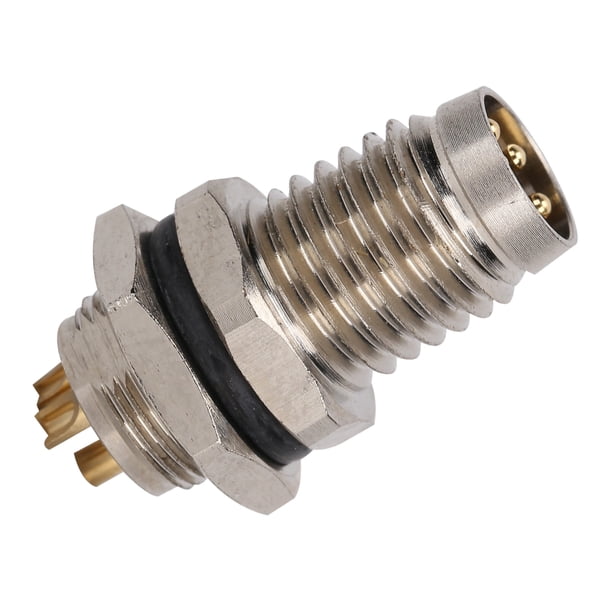 Panel Connector, Plated Shell M8 Connector For Socket For Industry ...