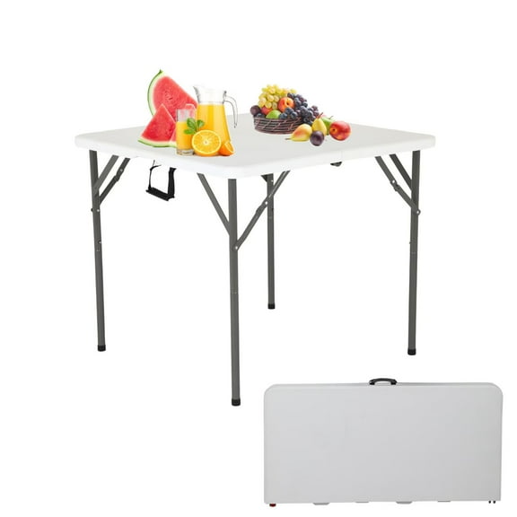 Backyard Expressions 18" Portable Folding Patio Table | Compact Size ...