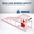 GOCAPTAIN 2PCS 5T 11000lbs Hydraulic Car Ramps, Heavy Duty Steel ...