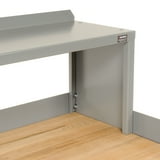 Maple Butcher Block Square Edge Top Workbench with Drawer & Riser, 60"W ...